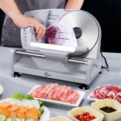 Ломтерезка электрическая , слайсер для нарезки мяса, колбасы, сыра ...