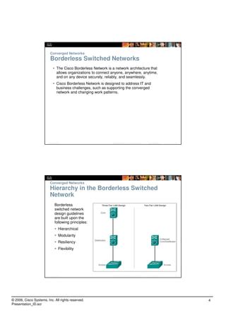 Introduction To Switched Networks JARINGAN KOMPUTER PDF