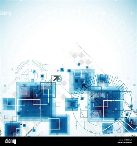 Abstract Technology Business Template Background Vector Stock Vector