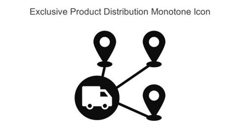 Distribution Monotone Icon SlideTeam