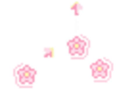 Pink Pixel Flower Cursor