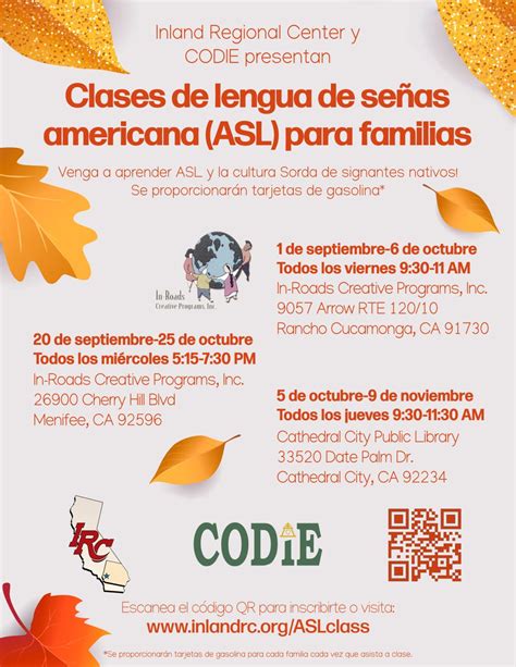 American Sign Language Asl Classes For Families Rancho Cucamonga Inland Regional Center