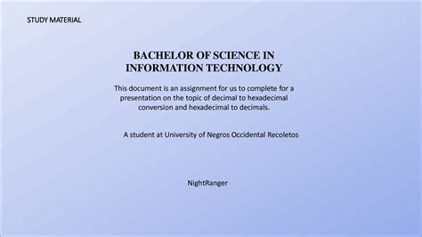 SOLUTION Conversion Decimal To Hexadecimal And Hexadecimal To Decimal Number System Study