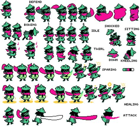 Pixilart Ralsei Sheet By Werdna 5002