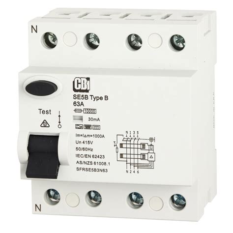 sfr se5b rcd type b cbi electric australia
