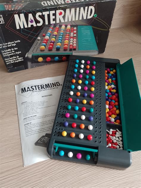Parker Games Mastermind Board Game Two Player Version 1993 Etsy