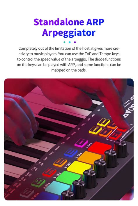 Key Midi Synthesizer Portable And Versatile Keyboard