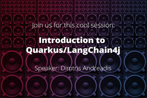 quarkusio on linkedin don t miss introduction to quarkus langchain4j
