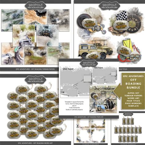 Epic Adventures Off Roading Bundle Digital Art
