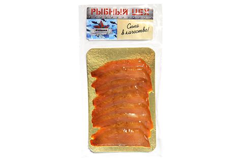 Кета «Рыбный цех» филе-ломтики холодного копчения, 120 г – купить по ...