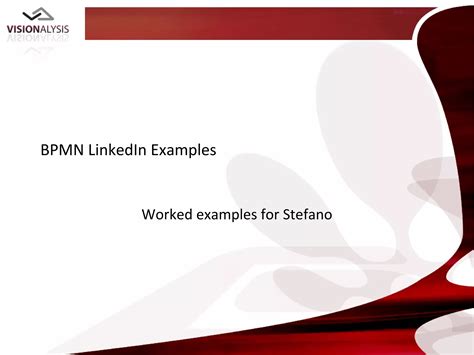 Stefano Bpmn Examples Ppt