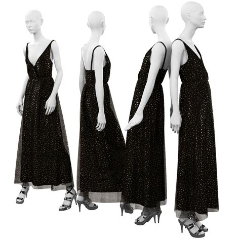 상점 창 여자 마네킹 122 저녁 컬렉션 3d 모델 75 Max Fbx Obj Free3d