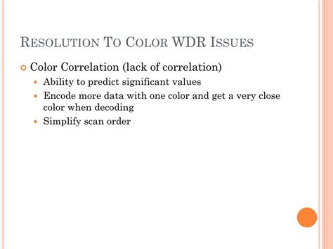Ppt Wavelet Based Color Compression Powerpoint Presentation Free