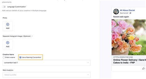 How To Apply Naming Conventions In Ads Composer Sprinklr Help Center