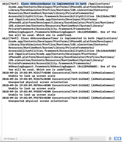 Ios Xcode Class Axaccessqueue Is Implemented In Both Stack Overflow
