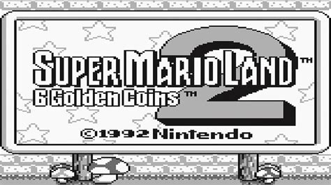 Super Mario Land 2 6 Golden Coins