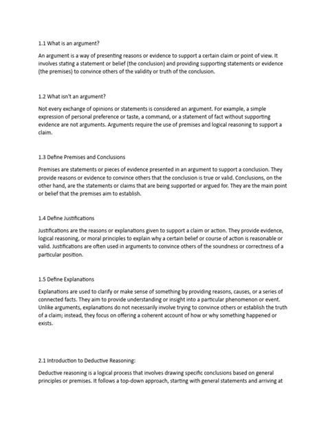 Soft Skills Pdf Argument Inductive Reasoning