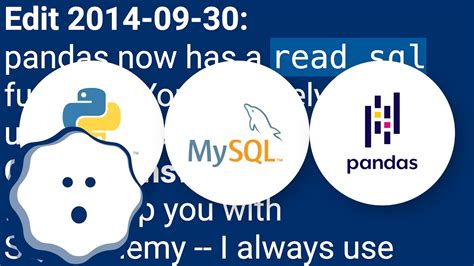 How To Convert Sql Query Result To Pandas Data Structure Youtube