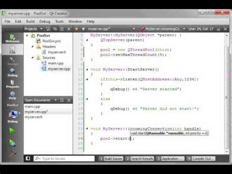 C Qt QTcpServer Using QThreadPool YouTube