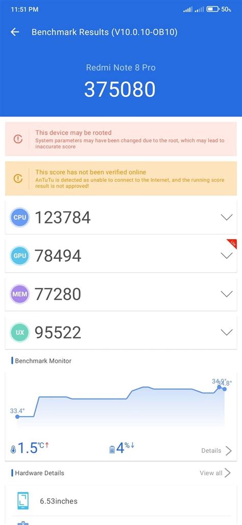 Antutu Scores Of Xiaomi Redmi Note Pro Nr Benchmark