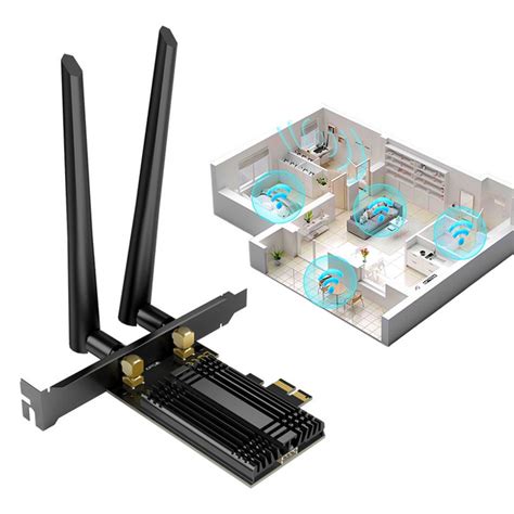 Wi Fi адаптер Wifi 7 Pcie Wifi Карта Беспроводной сетевой адаптер со скоростью 8774 Мбит с