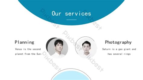 Summary Of Work Report Blue Geometry PowerPoint PSD Template Free Download Pikbest