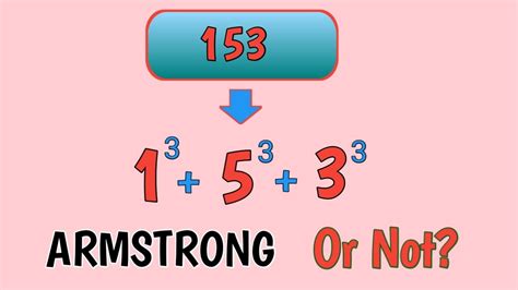 Armstrong Number Simple Program In C By Coding Loops Youtube