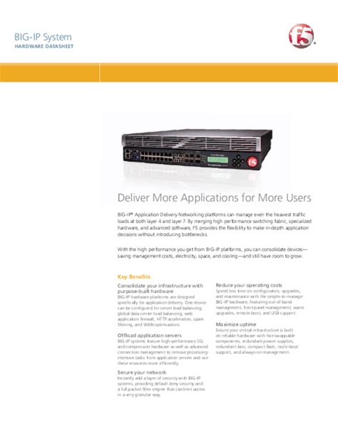 enhancing application delivery with big ip