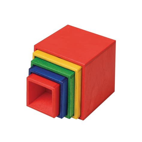 Wooden Stack Cubes Toy Estate