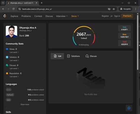 Leetcode Codingjourney Problemsolving Techcommunity Dhyanaja Alva