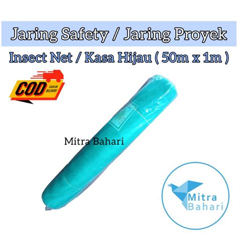 Jual Jaring Pengaman Proyek Jaring Kasa Hijau Insect Net Safety Net Jaring Kelambu