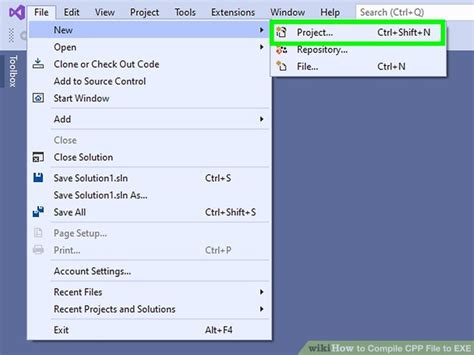 how to compile cpp file to exe with pictures wikihow
