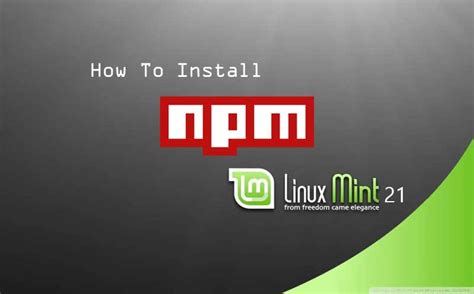 How To Install Npm On Linux Mint 21 Mark Ai Code Medium