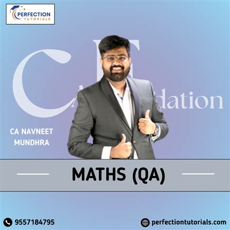 Ca Foundation New Syllabus Quantitative Aptitude Recordedlive Batch For Sept25 And Jan26