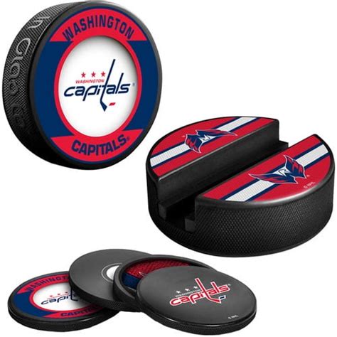 Sher Wood Washington Capitals Fan Hockey Puck T Box