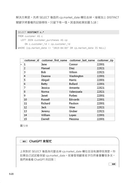 資料科學 SQL 工作術 以 MySQL 為例與情境式 ChatGPT 輔助學習