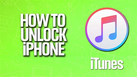 How To Unlock Iphone In Itunes Tutorial Youtube