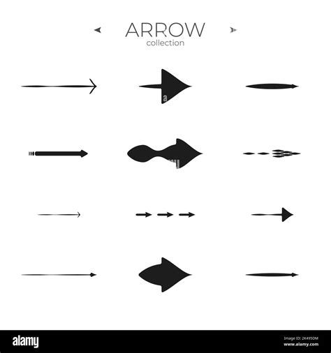 Line Arrow Icon Set Smooth Arrow Icons Set Modern Vector Symbols To Use In Web And Mobile UI