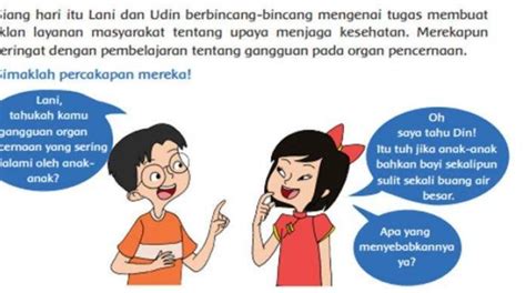 Kunci Jawaban Tema Kelas Halaman Subtema Pembelajaran Cegah Gangguan Pencernaan