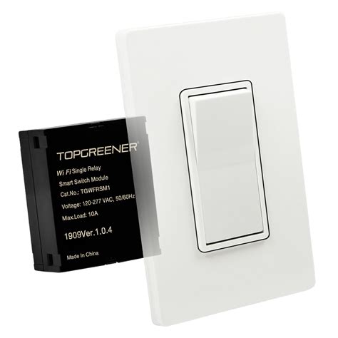 Wi Fi Relay Module Hidden Smart Switch TOPGREENER