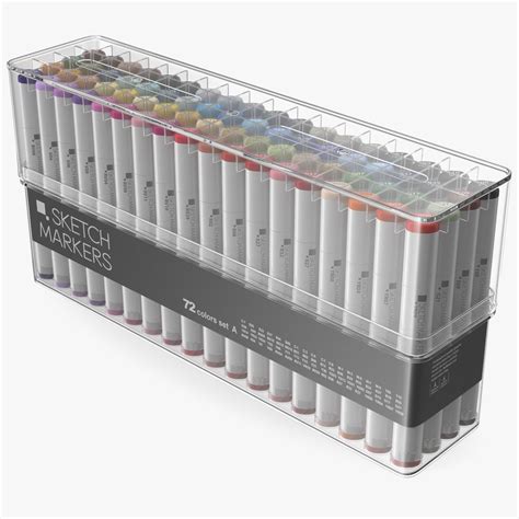 Generic Sketch Marker 72 Pack 3D Model $49 - .3ds .blend .c4d .fbx .max ...