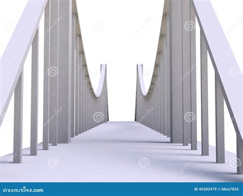 Bridge 3d Model Stock Illustration Illustration Of Foot 49302979