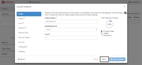 How To Create An Instance In Openstack Edureka Community