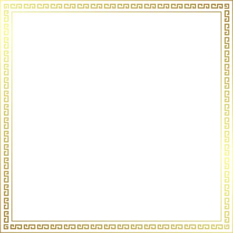Chinese Gold Border Frame Square 15098494 Png