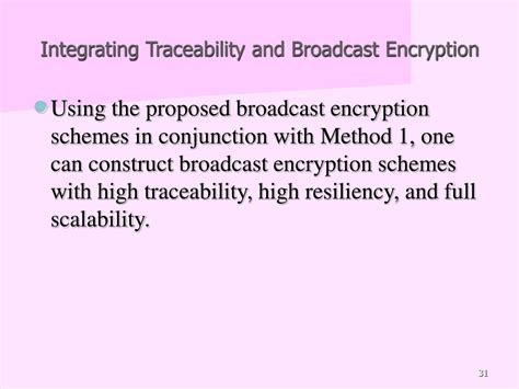 Ppt Efficient Methods For Integrating Traceability And Broadcast