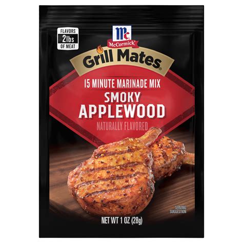 Mccormick Grill Mates Smoky Applewood Marinade Mix Seasoning Sauce 1
