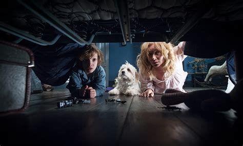 The Babadook Hd Wallpaper Featuring Essie Davis And Noah Wiseman