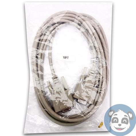 3 Pack 10ft Rs232 Serial Null Modem Cable Db9 F To Db9 F New Komercos