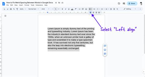How To Fix Weird Spacing Between Words In Google Docs