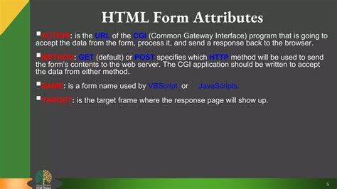Html Form Ppt